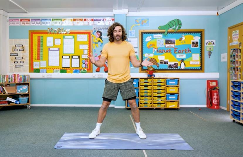 Joe Wicks: five minute move kids fun workout | Guidance | Retail Trust